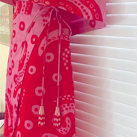 Farm Rio Octocool wrap skirt and top